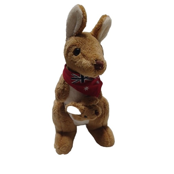 UNI-Toys | Toys | Unitoys Australia Flag Kangaroo Mother And Baby Joey ...